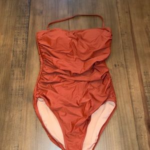 J. Crew | Swim | J Crew Size 2 Rust Clay One Piece Swimsuit Bathing ...